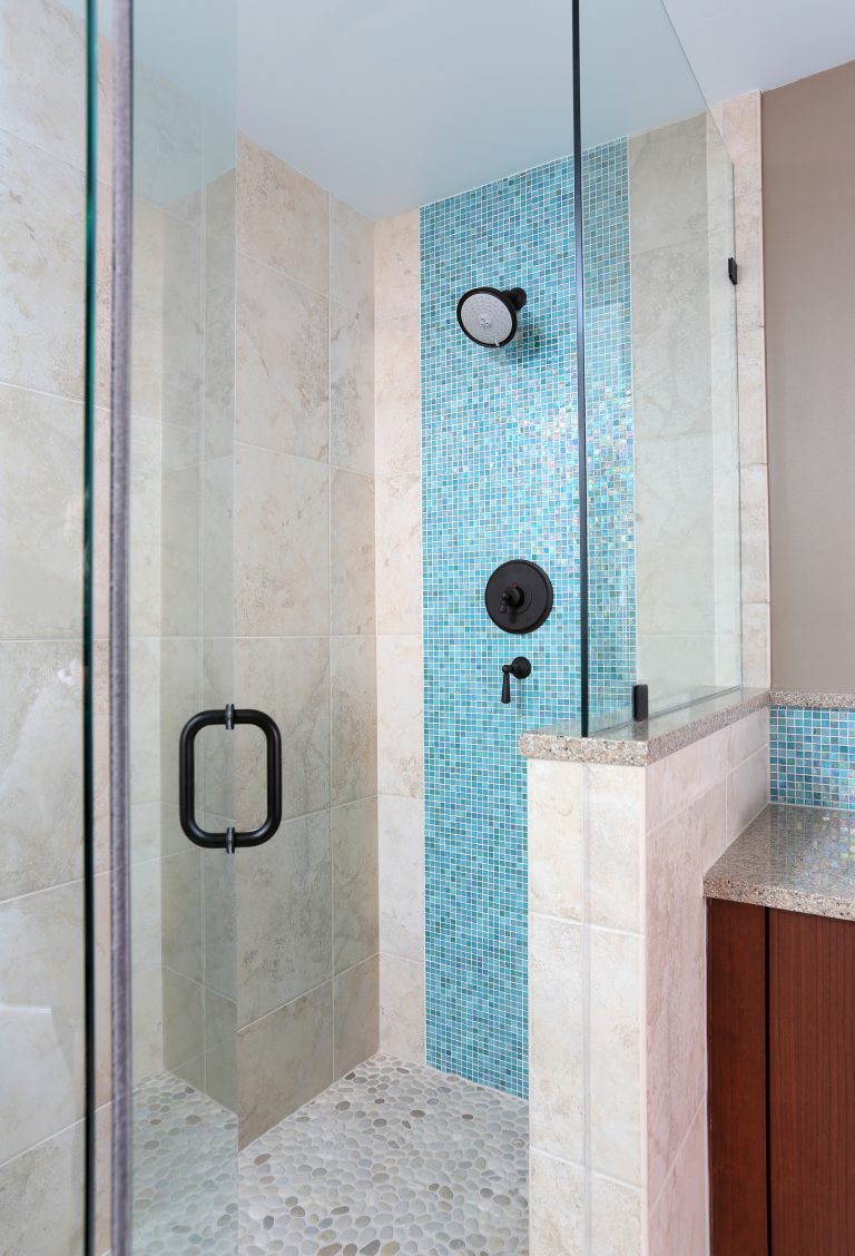 Bathroom Shower Tile Accents can be a Work of Art - Normandy Remodeling