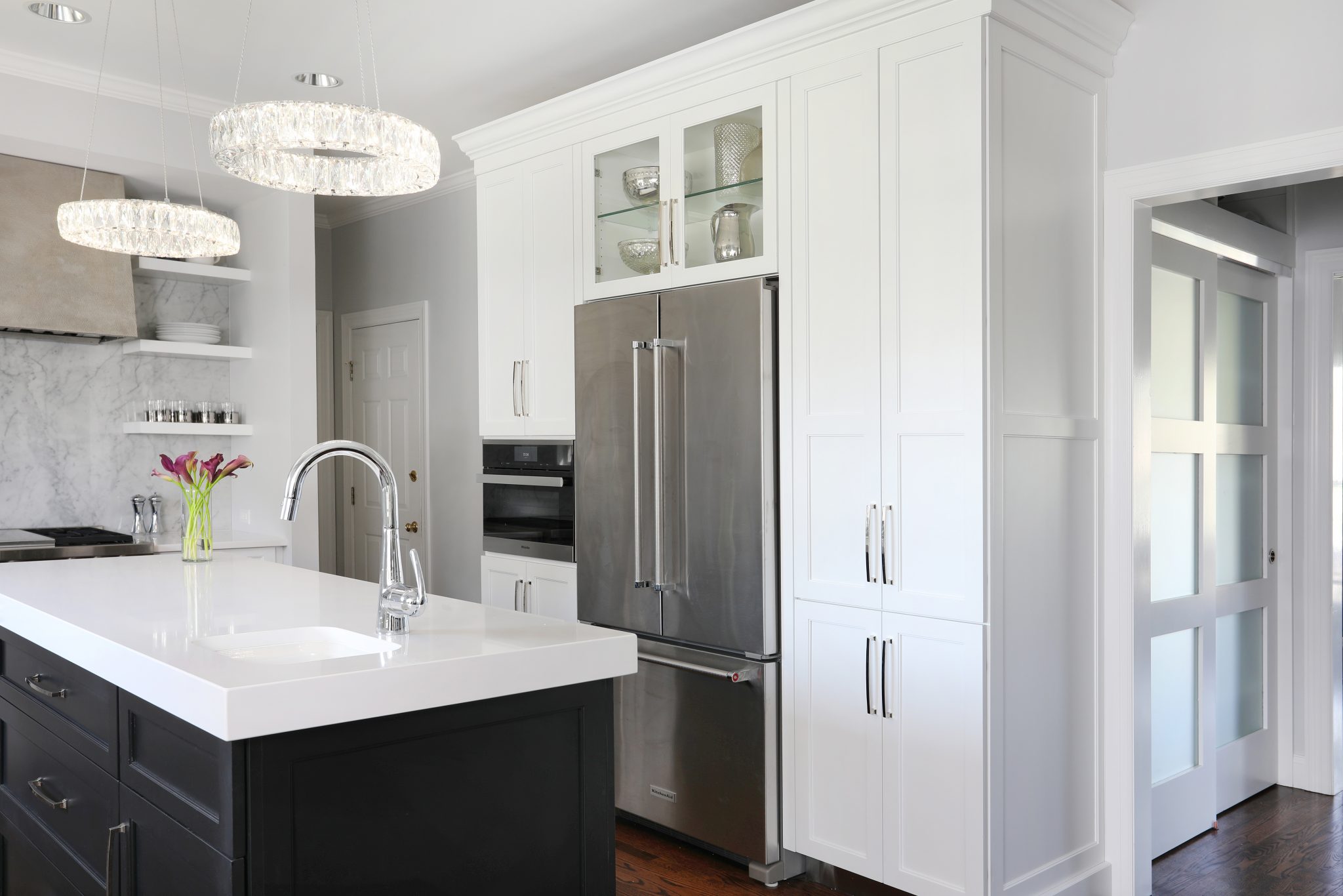 Kitchen Remodel Goes for Heavy Metal Glamour