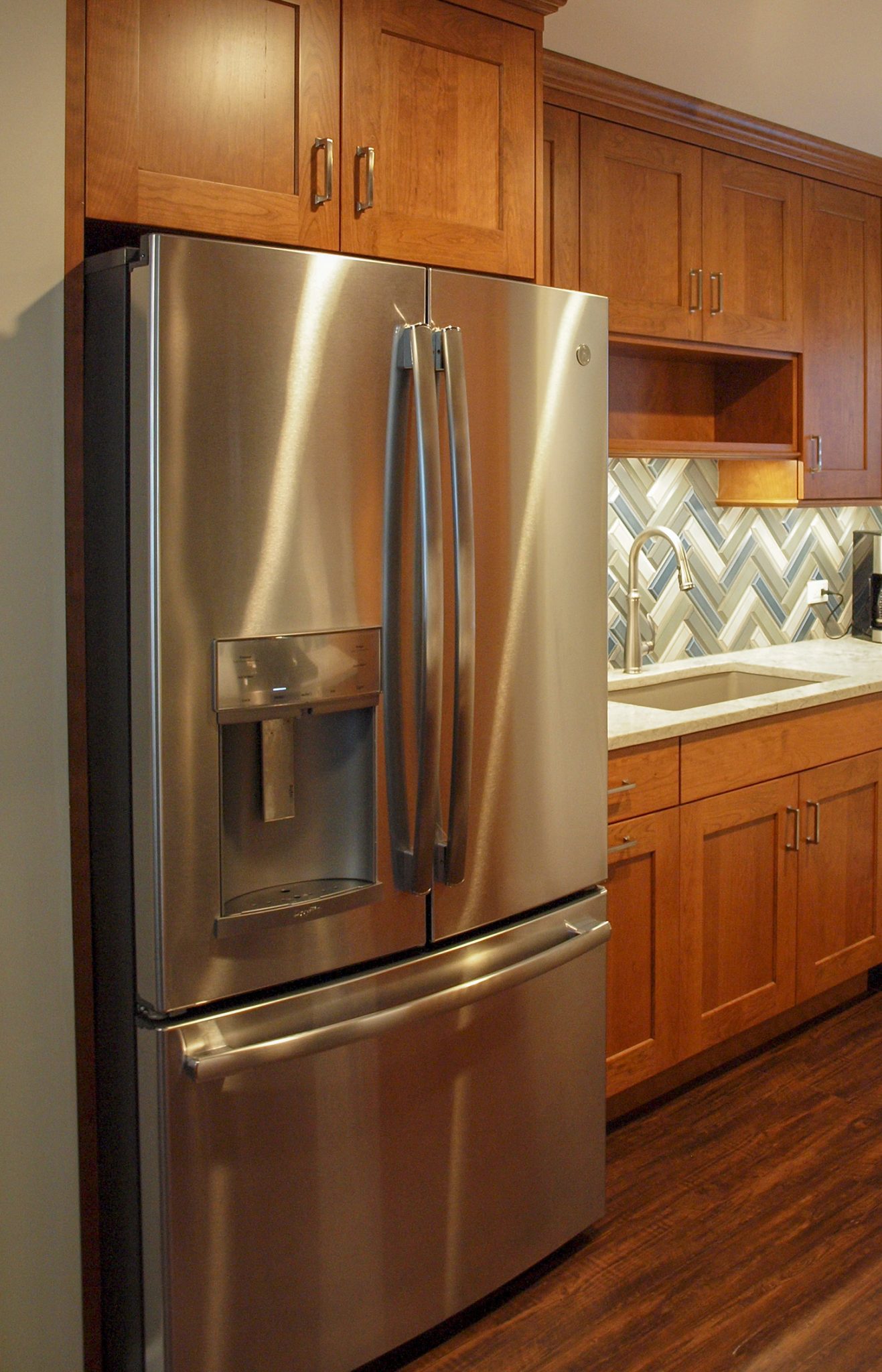 Get The Look Of A Built In Fridge Get The Look Of A Built In Fridge