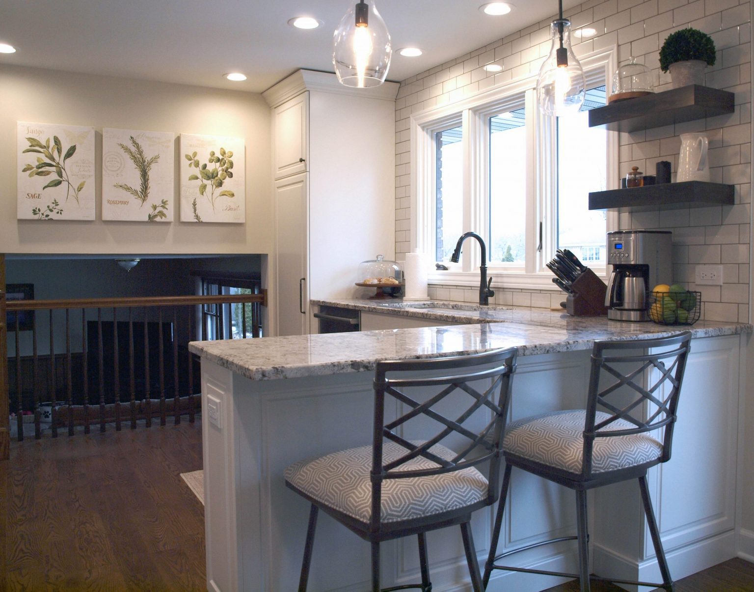 Opened Up Tri-Level with Farmhouse Touches