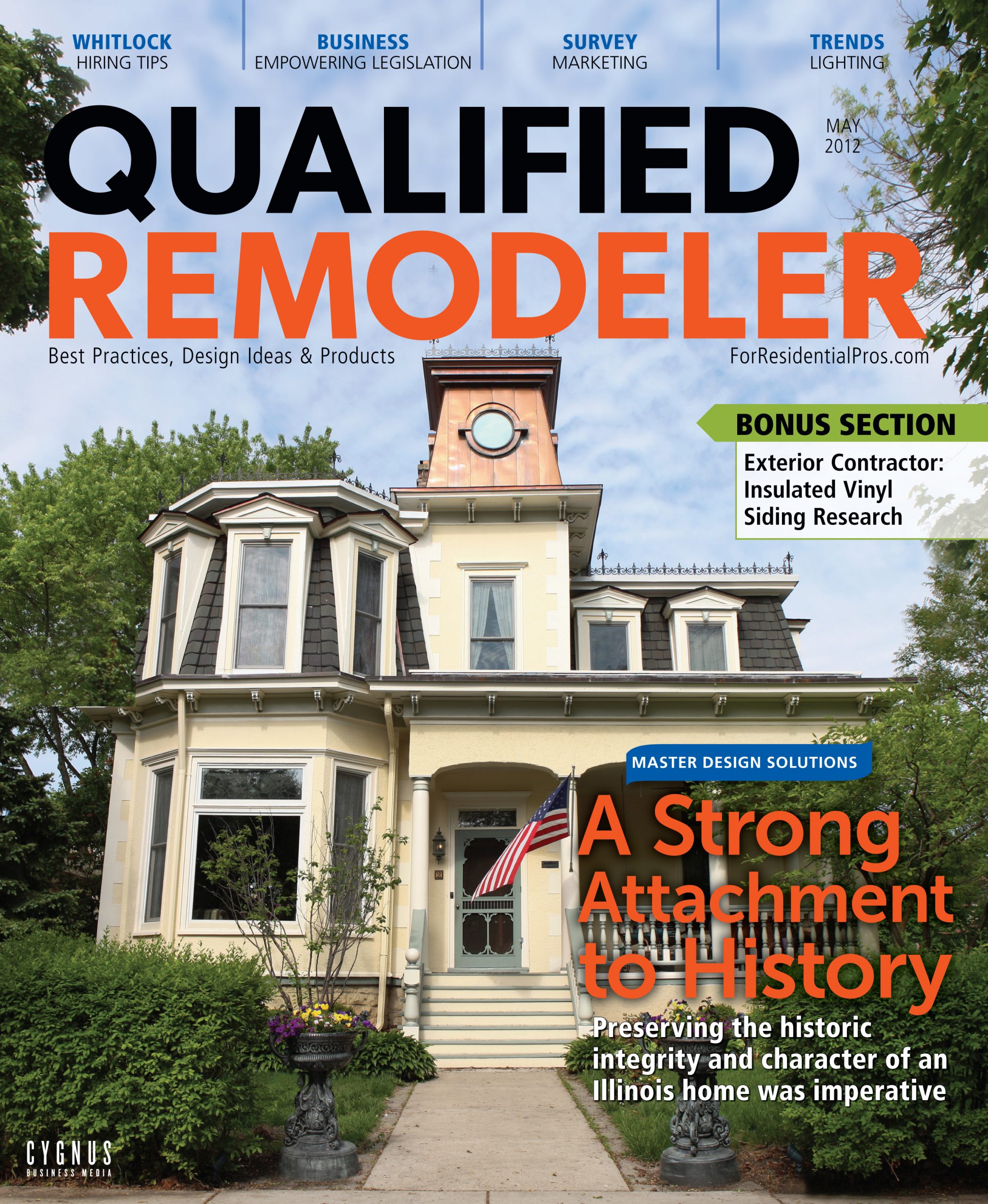 Qualified Remodeler Magazine May 2012 - Normandy Remodeling