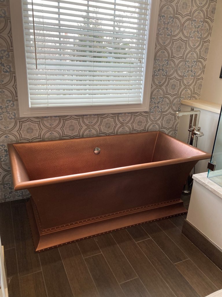 All that Glitters is a Copper Tub - Normandy Remodeling