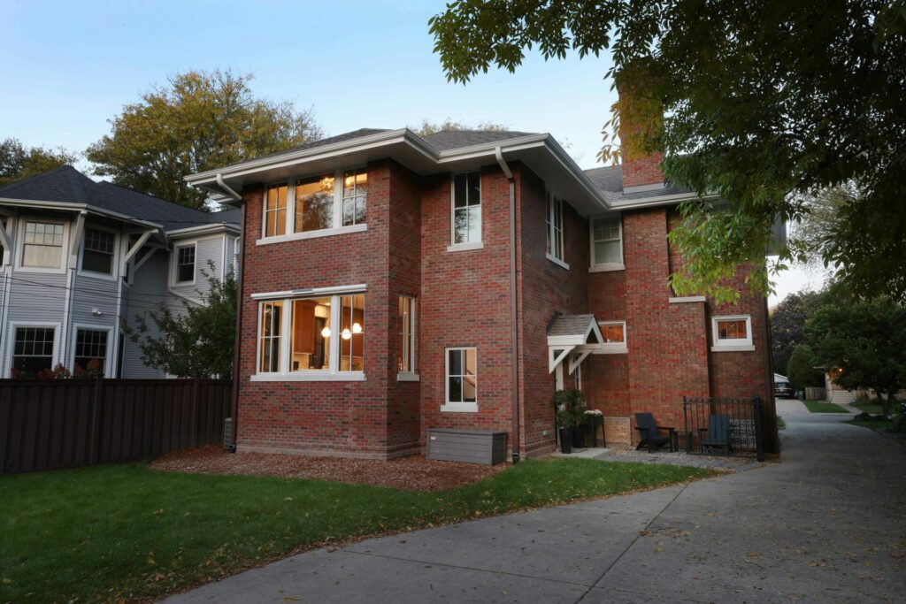 Two Story Brick Addition for Larger Kitchen, Bedroom and More ...