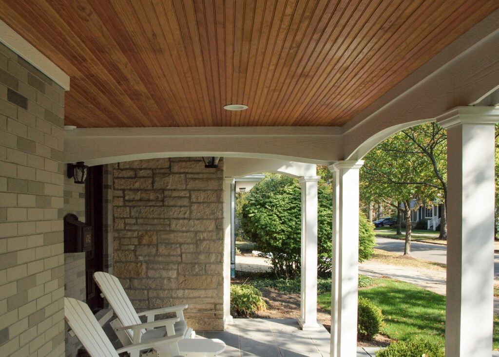 Punch Up Your Porch With A Paneled Ceiling - Normandy Remodeling